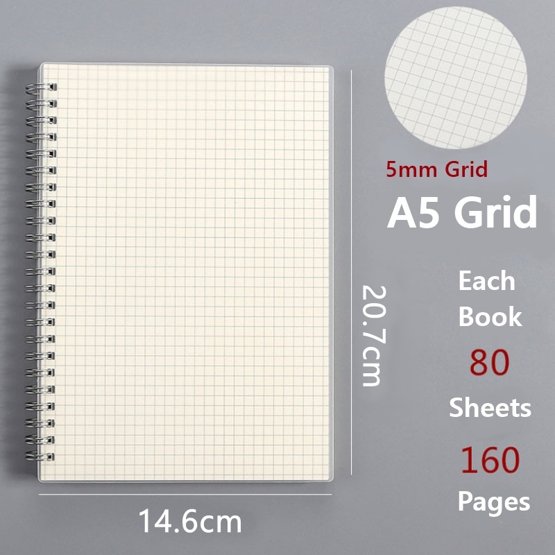 Notebook Buku Tulis Nota Tebal Exercise Book Journal Memo Transparent ...