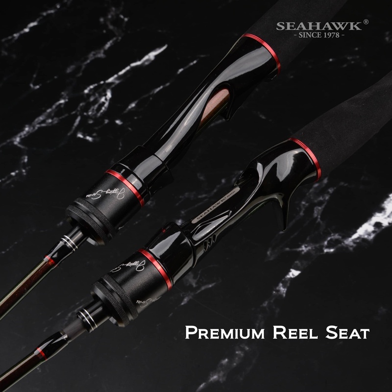 KFT SEAHAWK Iguana Lite Jigging Casting & Spinning Rod Joran Jigging ...