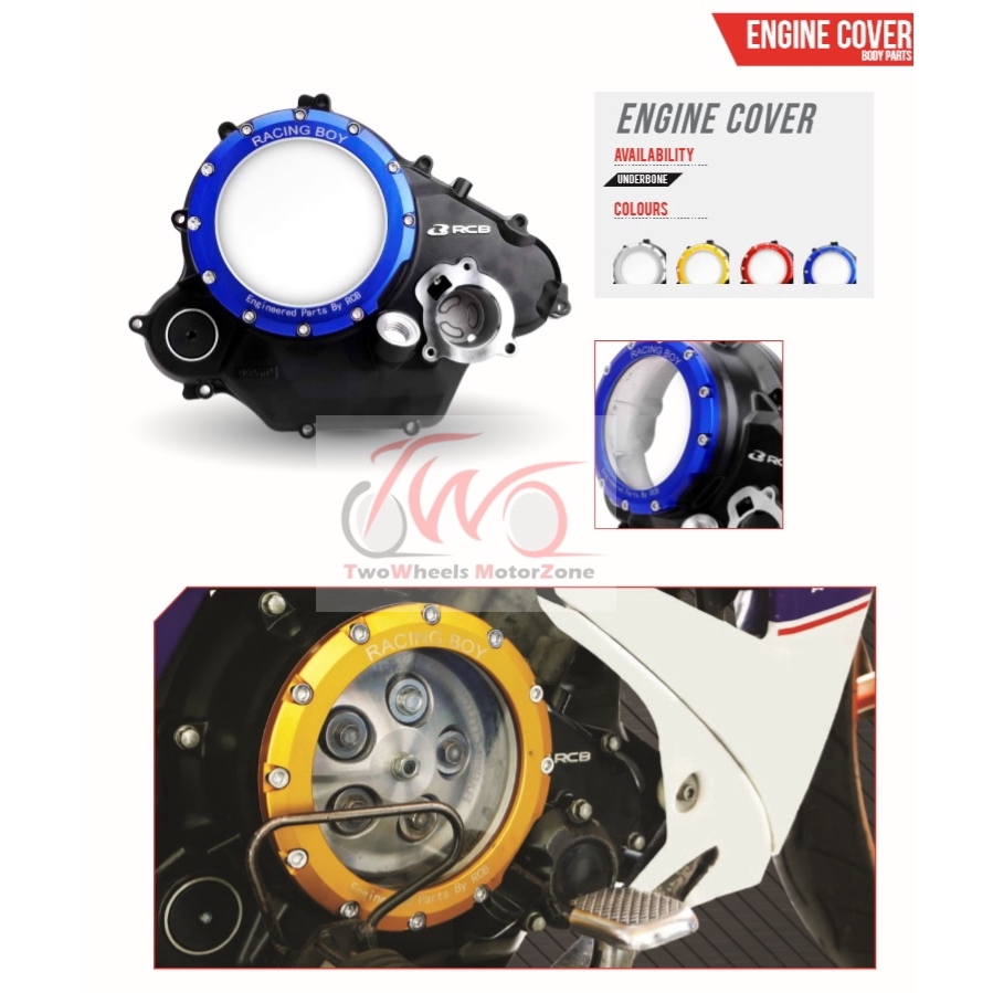 Y15ZR COVER CRANKCASE TRANSPARENT RCB | Shopee Malaysia