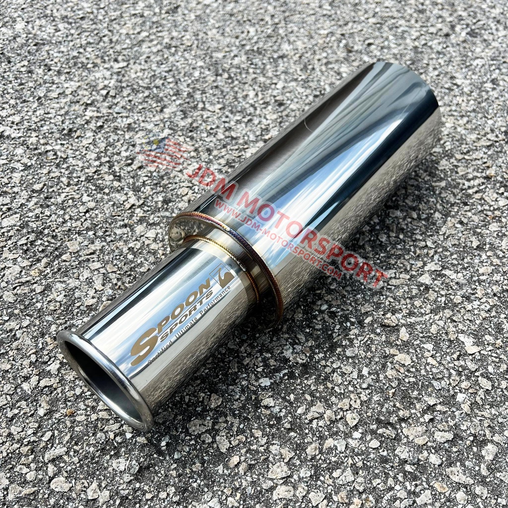 Spoon Muffler Universal SUS304 Bassy Muffler Stainless Steel | Shopee ...