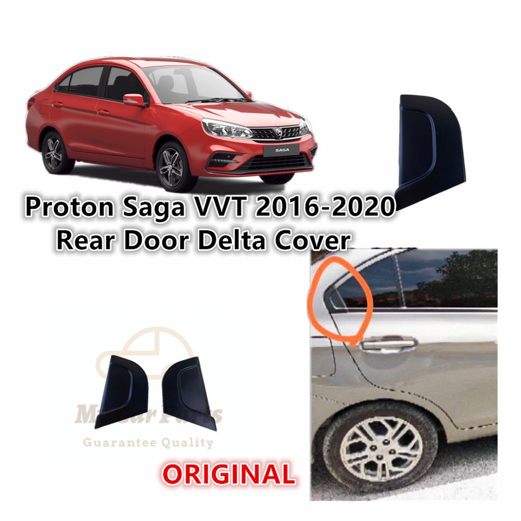 Proton Saga VVT 2016-2020 ORIGINAL Door Outer Delta Cover | Shopee Malaysia