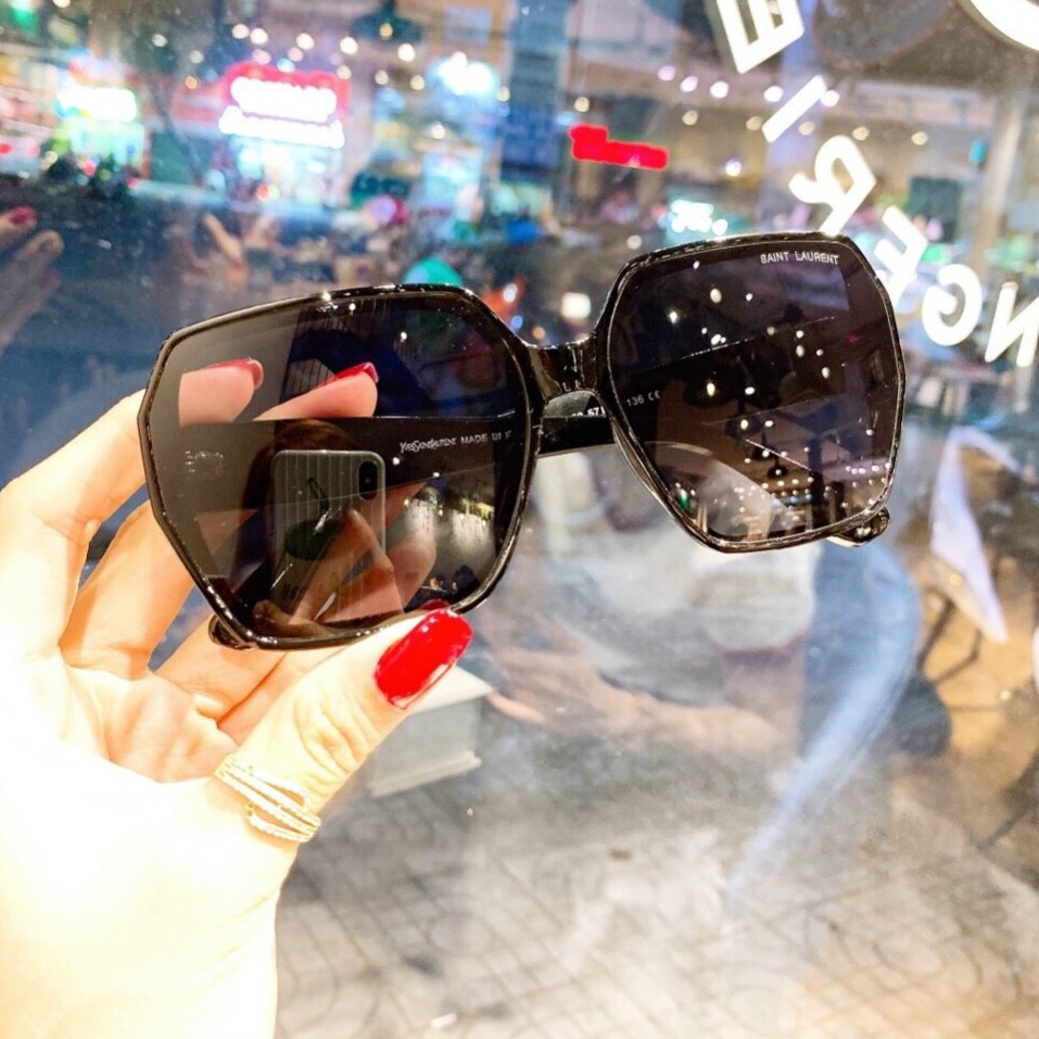 Hot Trend 2021 Women's Sunglasses Super cute Hexagonal Form | Shopee ...