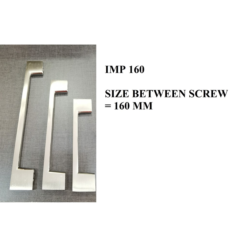 🌱IMP🌱Gaya Klasik Pemegang Pintu Cabinet Laci Warna Besi Metal Silver ...
