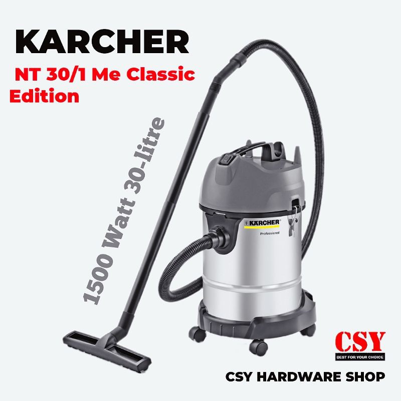 Karcher Nt 30 1 Me Classic Wet And Dry Vacuum Cleaner Shopee Malaysia