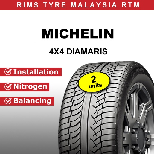 255/50R19 - Michelin 4x4 Diamaris - 19 inch Tyre Tire Tayar 255 50 19 (Promo13) ( Free ...