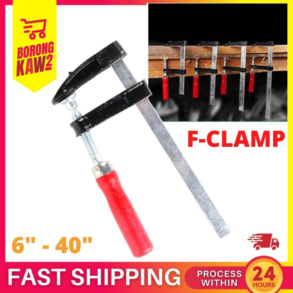 Slim Mini F-Clamp F Clamp Adjustable F Sliding Bar Clip Woodworking ...