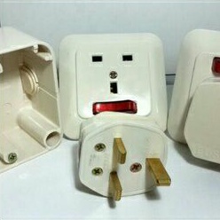 Broco AC Socket 1 Set of 3 Leg AC Plugs | Shopee Malaysia