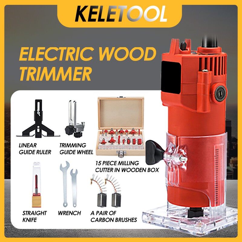 DIY Woodworking Electric Trimmer Wood Milling Engraving Slotting ...