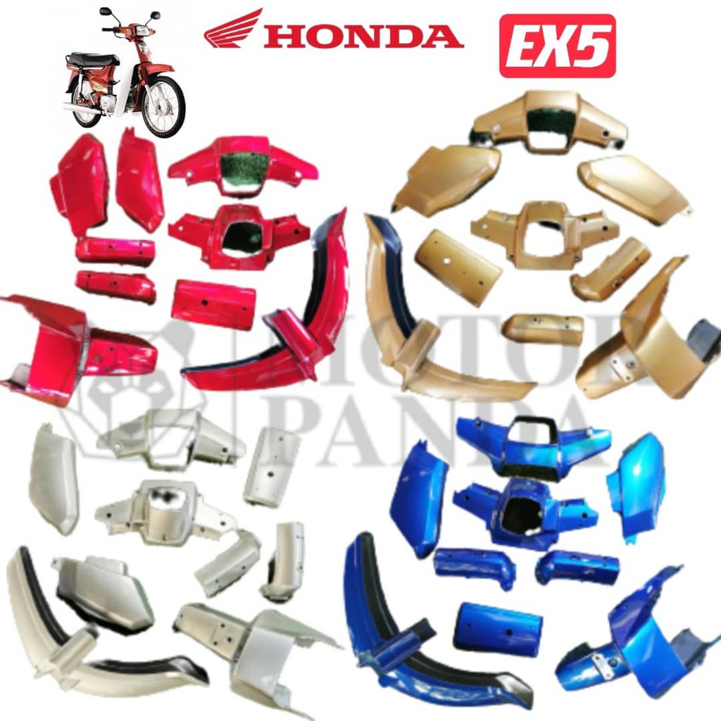 HONDA EX5 DREAM HIPOWER HIGH POWER EX 5 COVERSET COMPLETE COVER SET BODY CAVER KAVER | Shopee ...