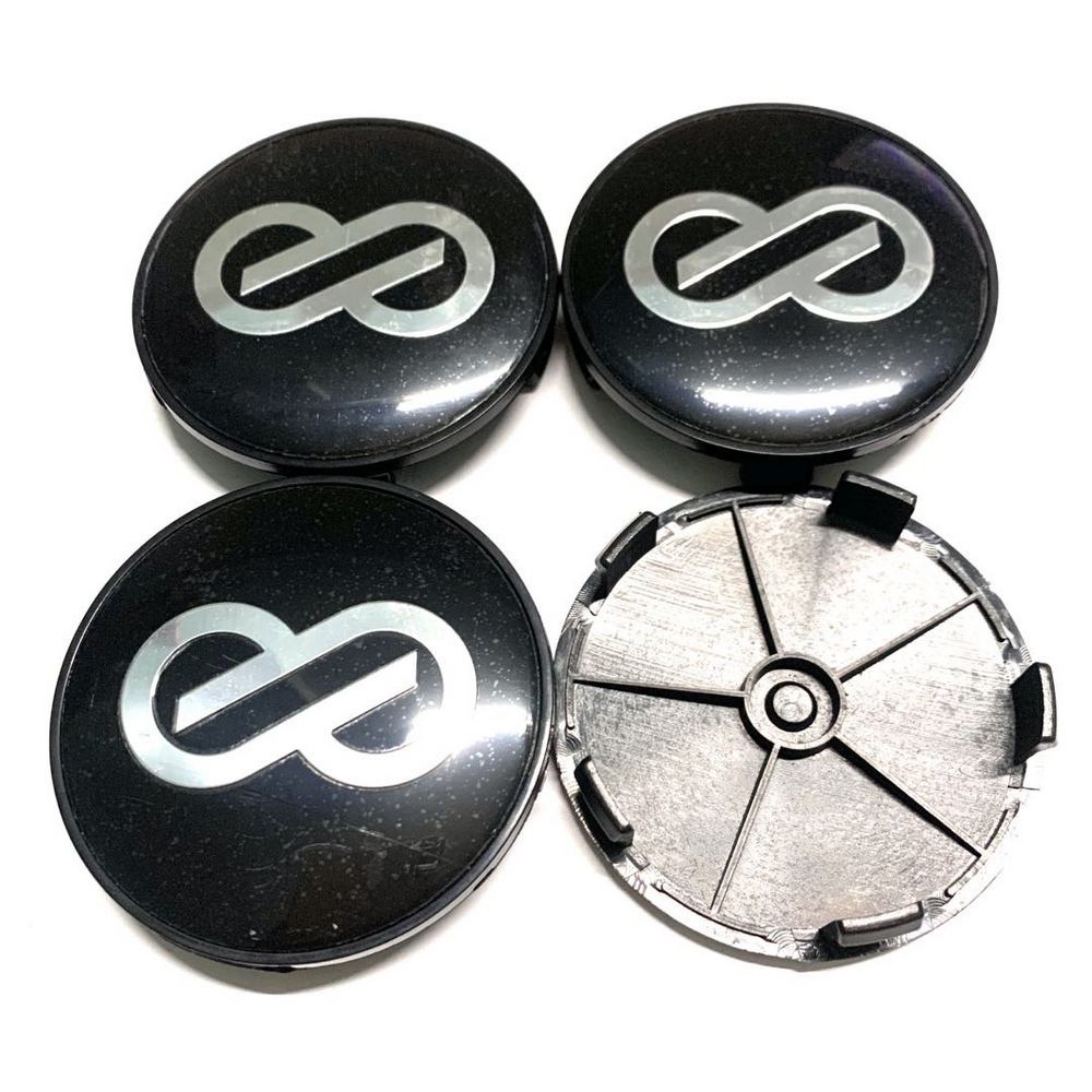 4pc 68mm Enkei logo Sticker Car Modified Wheel Center Cover Rim Hub Cap ...