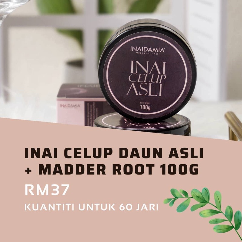 INAI CELUP DAUN ASLI 100G | Shopee Malaysia