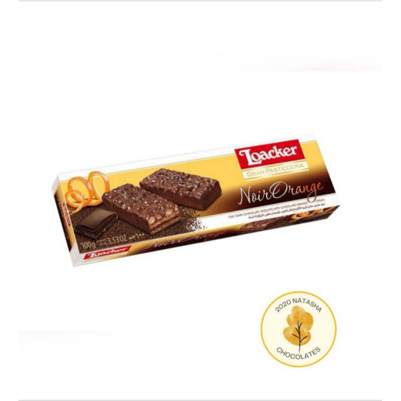 Loacker Dark Chocolate Orange 100g | Shopee Malaysia
