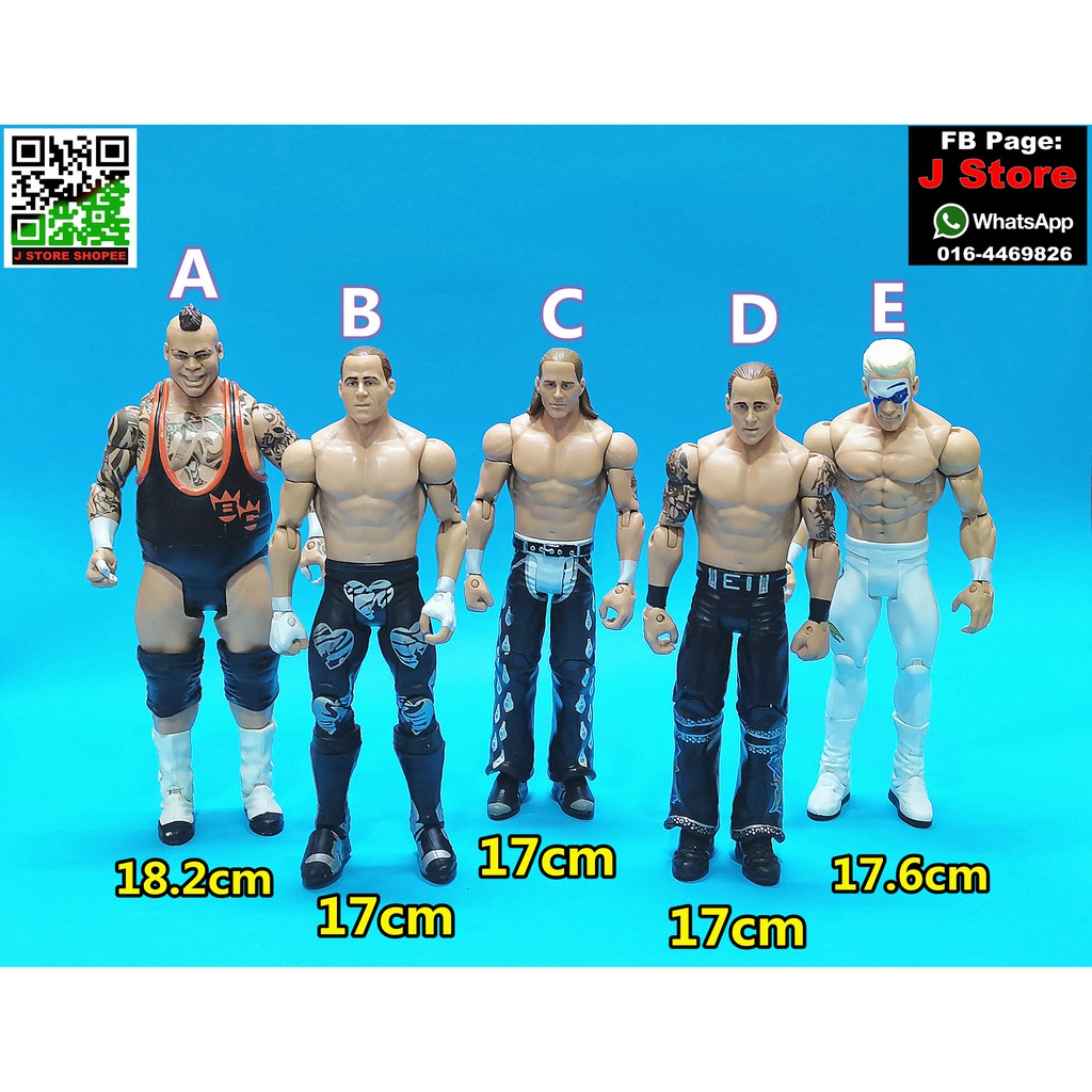 WWE Tyrus/ shawn michaels / warrior action figure ( J Store ) | Shopee ...