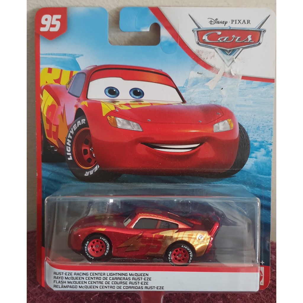 Disney Pixar Cars - Rust-Eze Racing Center Lightning McQueen | Shopee ...