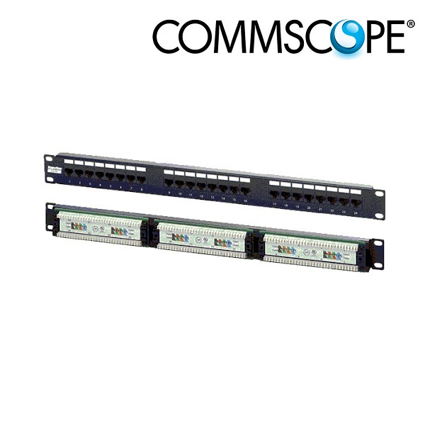 Commscope AMP UTP Category 6 24 Port Patch Panel CAT5E CAT6 48 Port ...