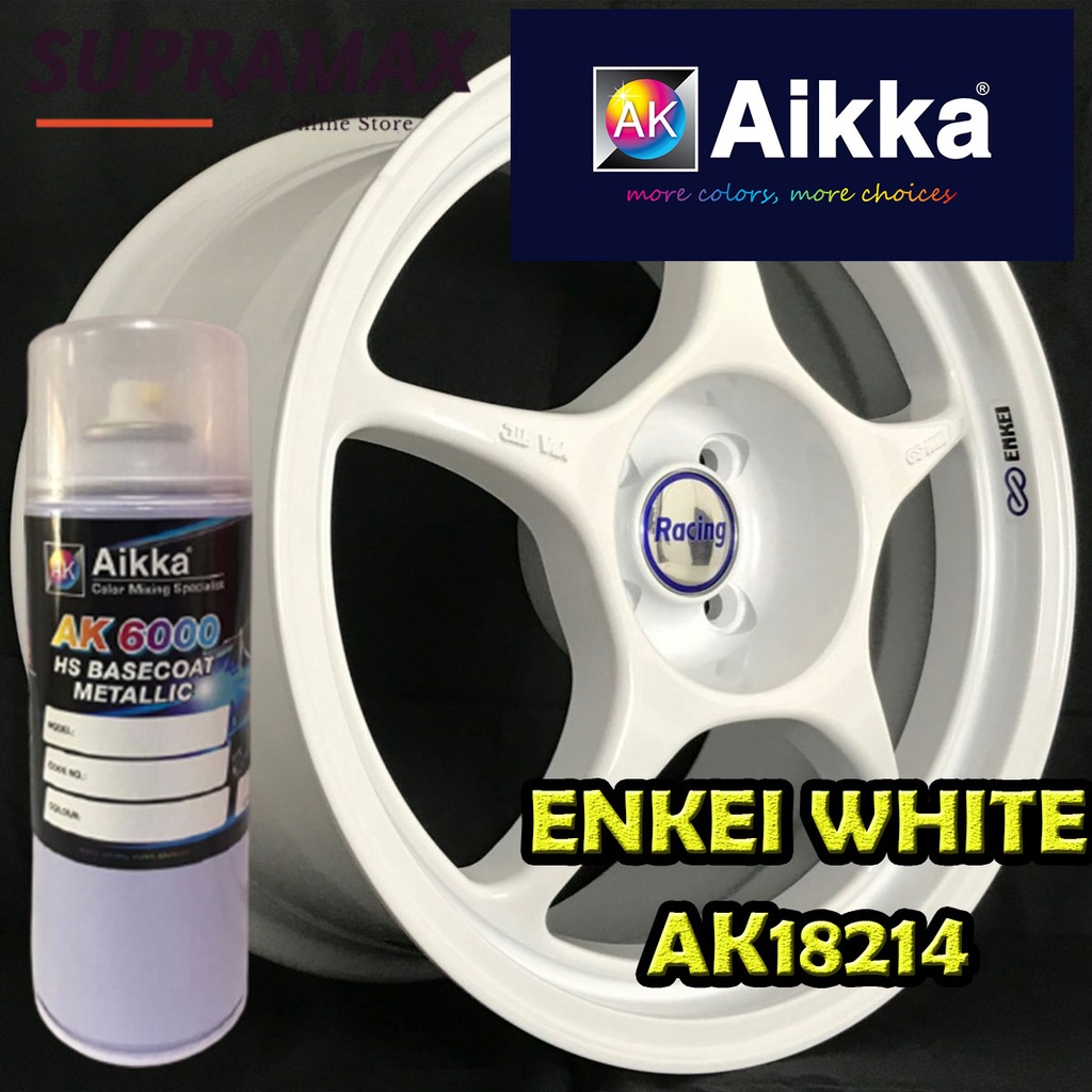 [Sport Rim Paint ENKEI WHITE AK18214] AIKKA Sport Rim 2K Paint DIY Cat ...
