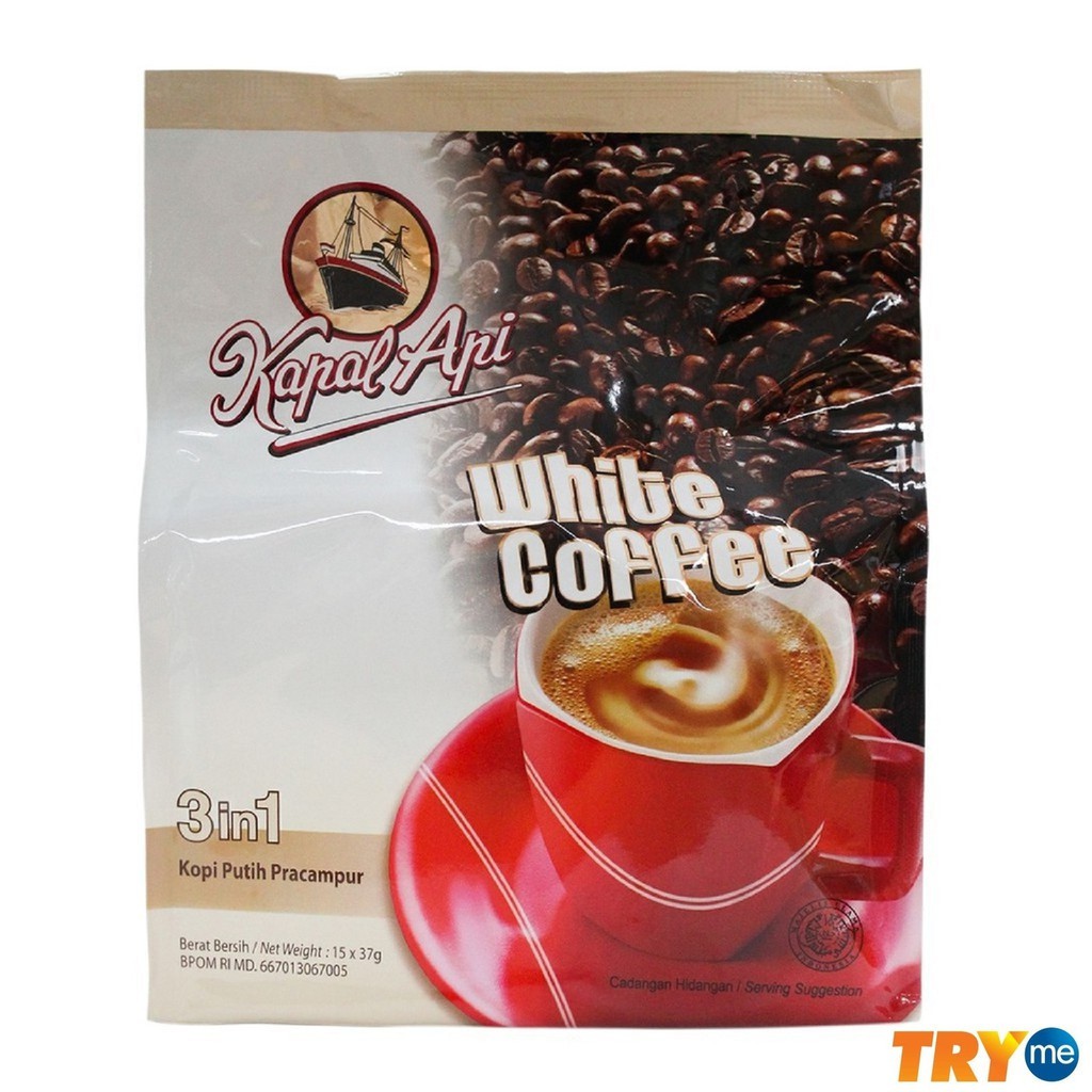 Kapal Api 3-in-1 White Coffee (15's x 37g) | Shopee Malaysia