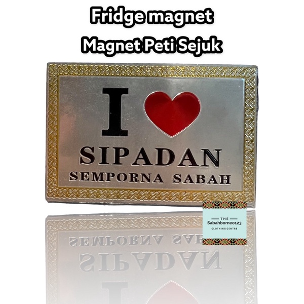 Fridge magnet sabah souvenir sabah borneo magnet peti ais | Shopee Malaysia