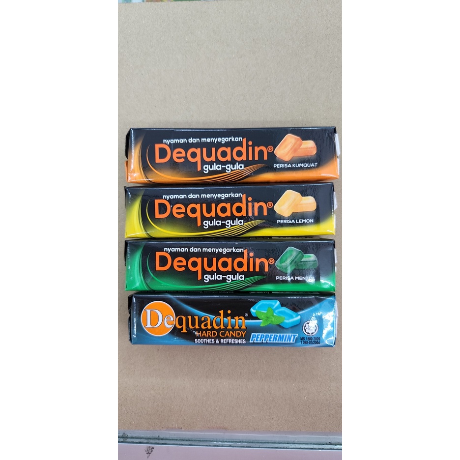 DEQUADIN HARD CANDY 38G (1TUBE)( MENTHOL OR LEMON OR KUMQUAT OR ...