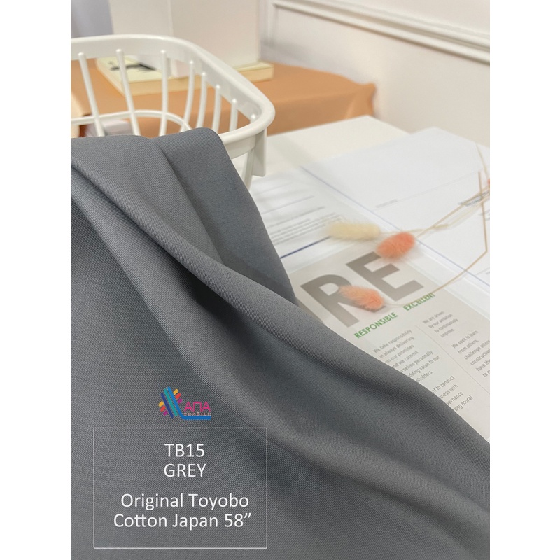 3.5m Original Toyobo Cotton Japan Kain Pasang Bidang 58 By Ana Textile ...