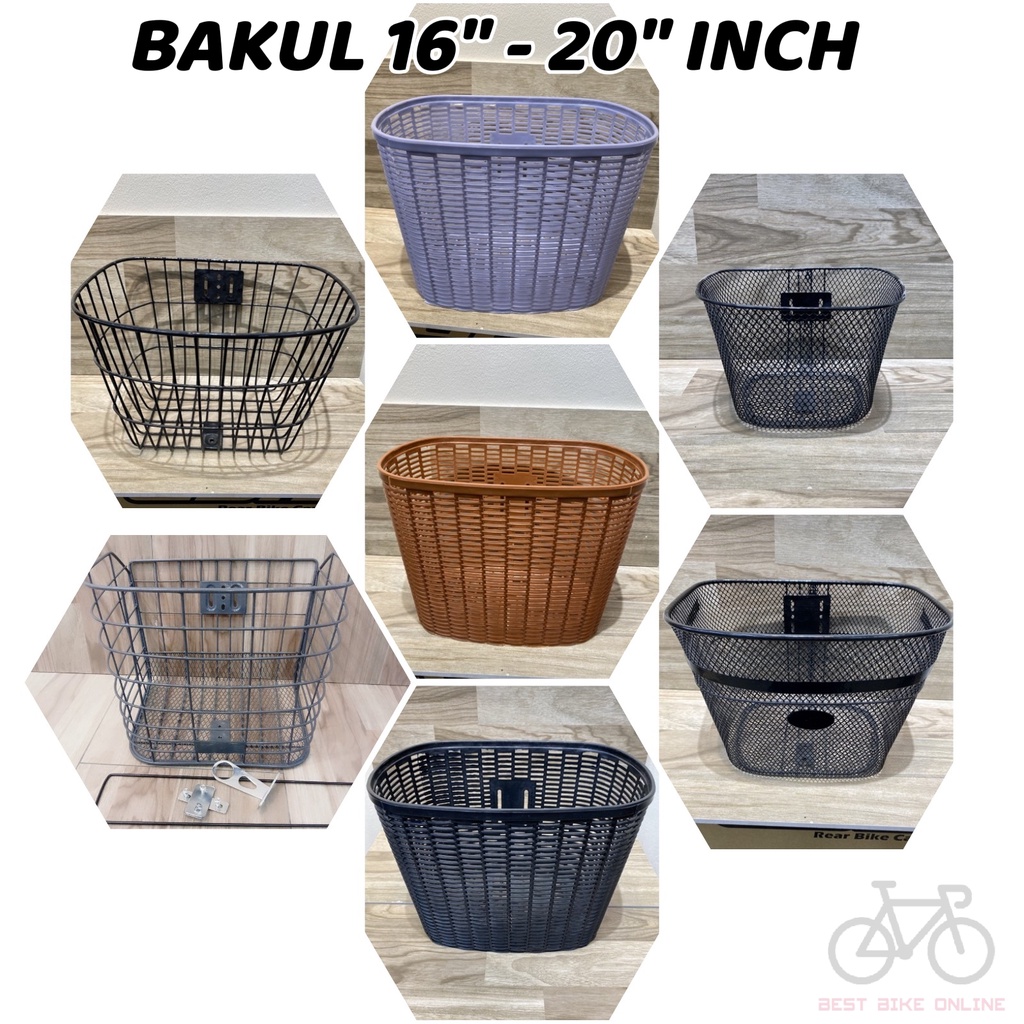 BASKET BICYCLE FULL SET BAKUL BASIKAL MTB LAJAK | Shopee Malaysia