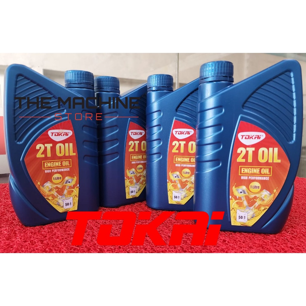 Tokai High Performance 2T Engine Oil 1 Liter for 2 Strokes Engines ...