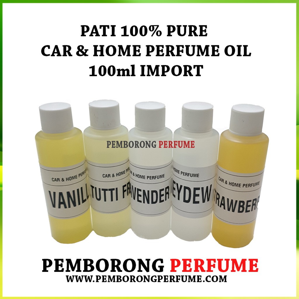 FULL PATI PURE CAR PERFUME 100ML TANPA CAMPURAN HIGH CONTRATION ...