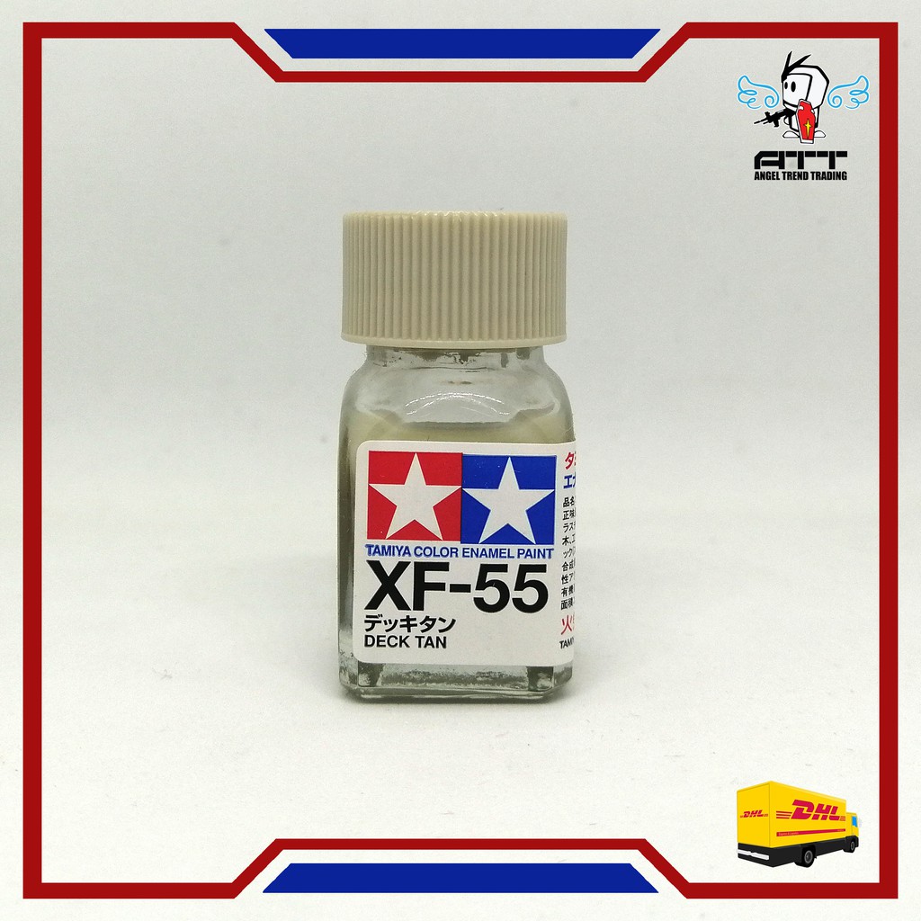 TAMIYA XF-55 DECK TAN ENAMEL 10ML (Gunpla Gundam Paint ModelKit Resin ...