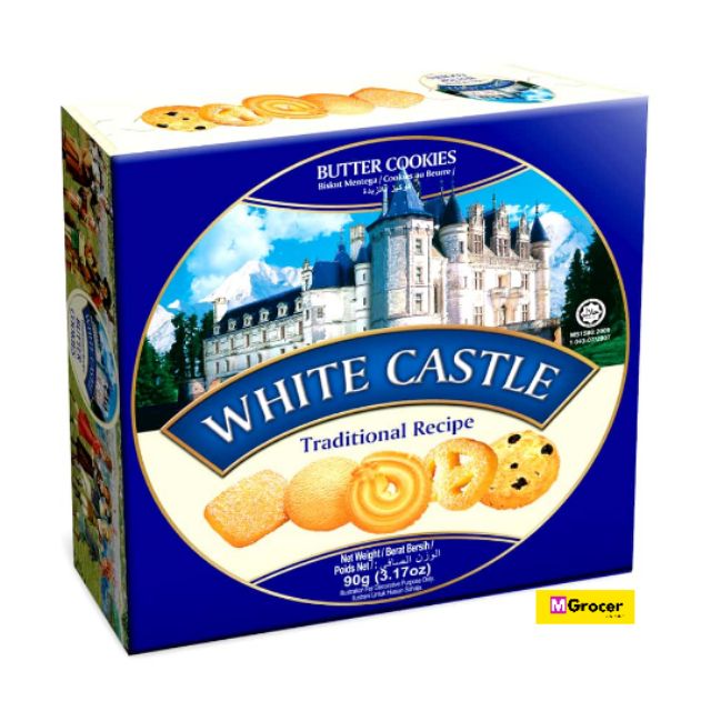 WHITE CASTLE TRADITIONAL RECIPE BUTTER COOKIES (90G) | Shopee Malaysia