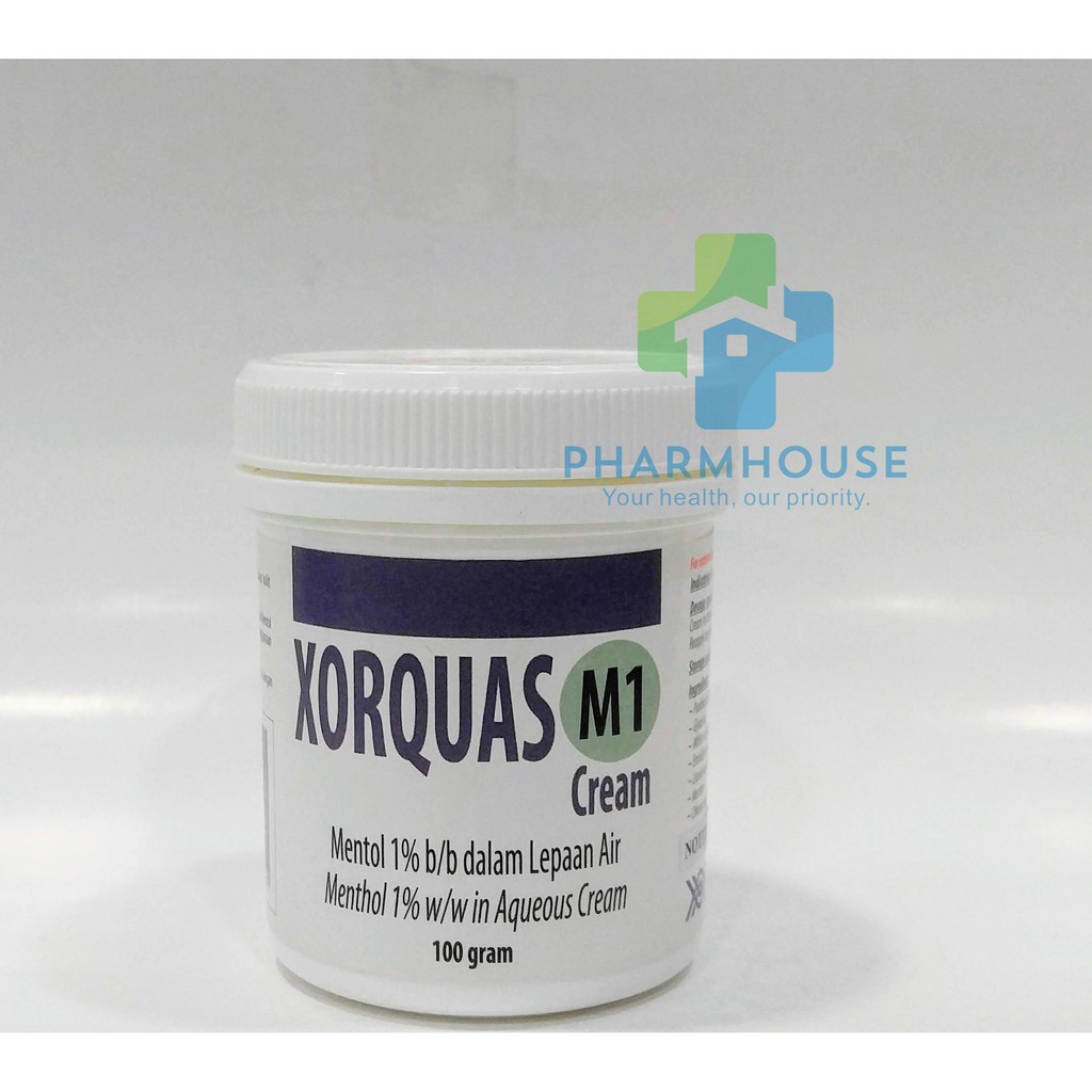 XORQUAS CREAM M1 / M5 100G (WITH MENTHOL) | Shopee Malaysia