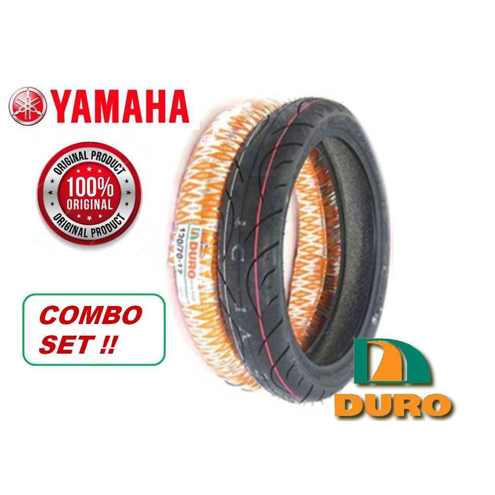 ORI HLY TAYAR DURO YAMAHA TUBELESS 70/90 120/70 Y15 Y150 Y15ZR Y150ZR RS150 LC RSF150 bter than ...