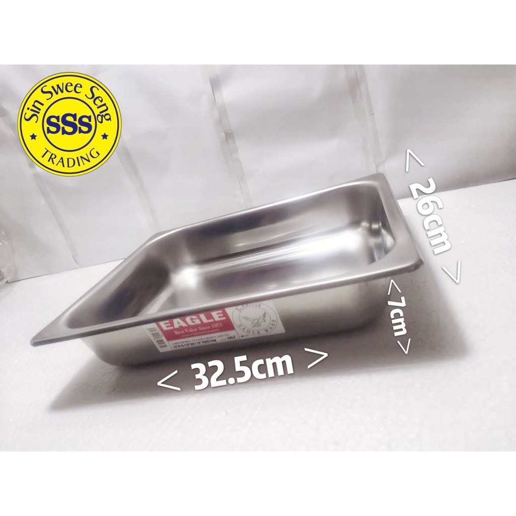 Half Size Food Pan / Tray / Bekas Makanan / Tray Makanan / Buffet ...
