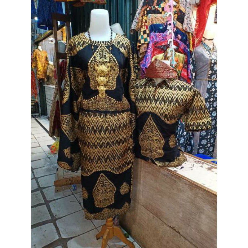 H Model batik songket wayang couple Set | Shopee Malaysia