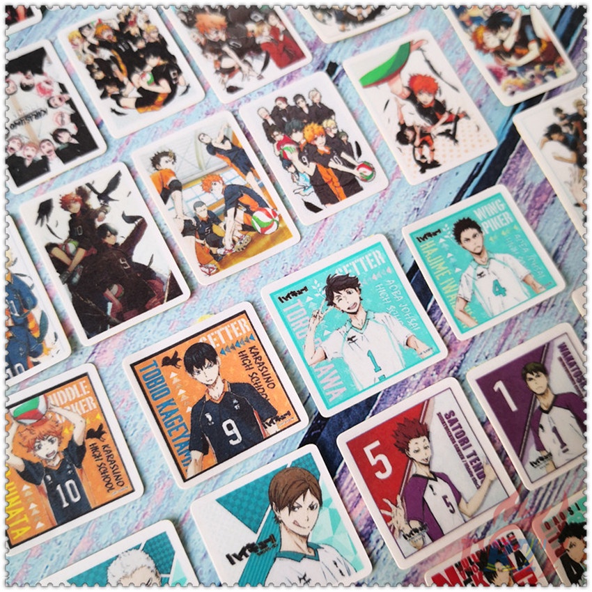 Haikyuu!! Q-1 Volleyball Younger Mini Diary Manual Stickers 40Pcs/Set ...