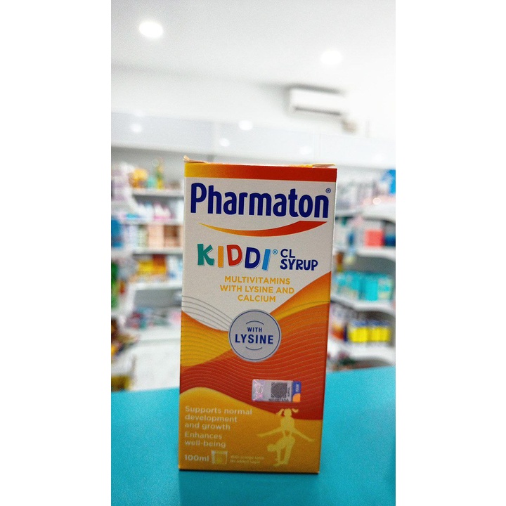 PHARMATON KIDDI SYRUP MVT+LYSINE+CALCIUM 100ML | Shopee Malaysia