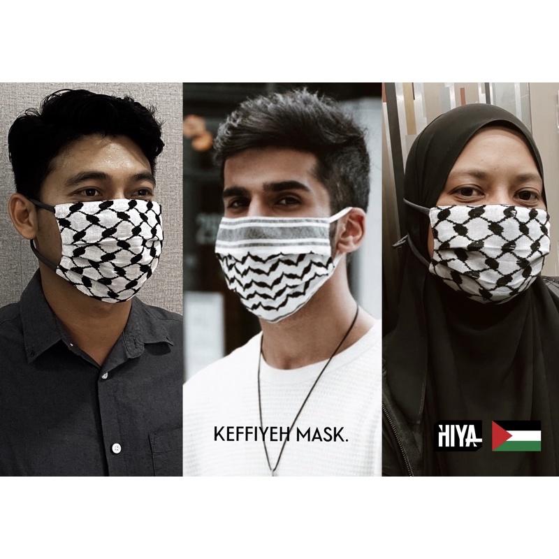 [READY STOCK] PERTAMA DI MALAYSIA🔥FACE MASK PALESTINE KEFFIYEH | Shopee ...