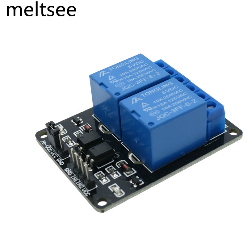 5V 2 Channel Relay Module relay expansion board with Optocoupler Relay ...