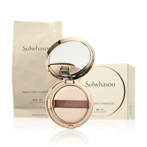 Sulwhasoo Perfecting Cushion Ex #15 Ivory Pink / 17 Ivory Beige / 21 ...