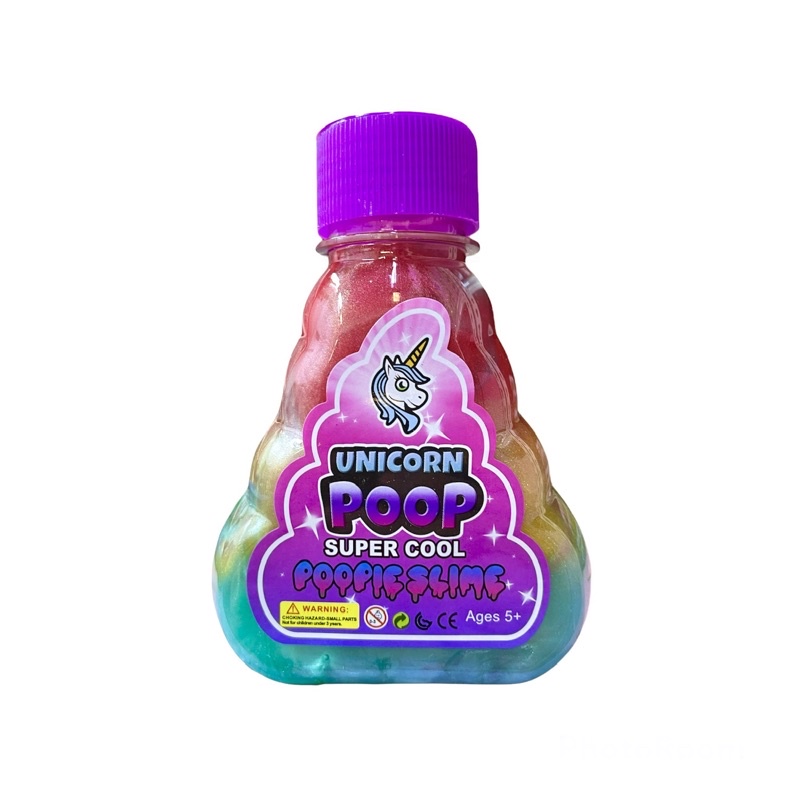 Unicorn Poop Super Cool Poopie Galaxy Colourful Slime Toy Kit - Mainan ...
