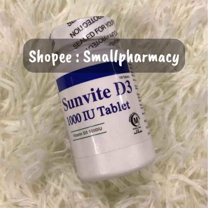 Sunvite Vitamin D3 1000iu Tablets 100s ( Replace MD3 ) 019028 Expiry 12 ...