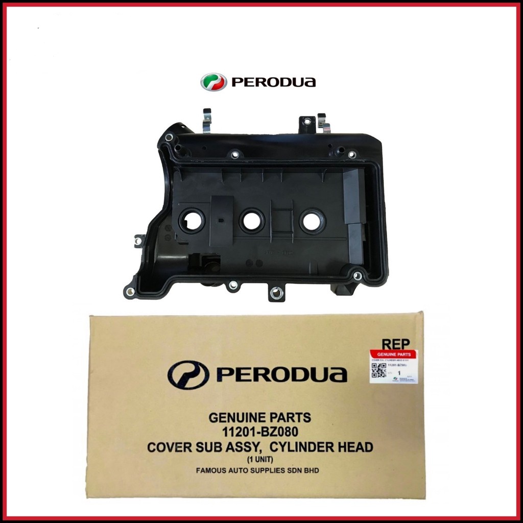 Original Perodua CYLINDER HEAD VALVE COVER ASSY PERODUA VIVA / MYVI 1.0 ...