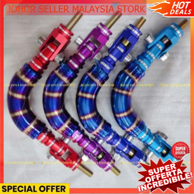 Titanium Grib handle grip Holder Roof Grab tiatinium Blue colour Door ...