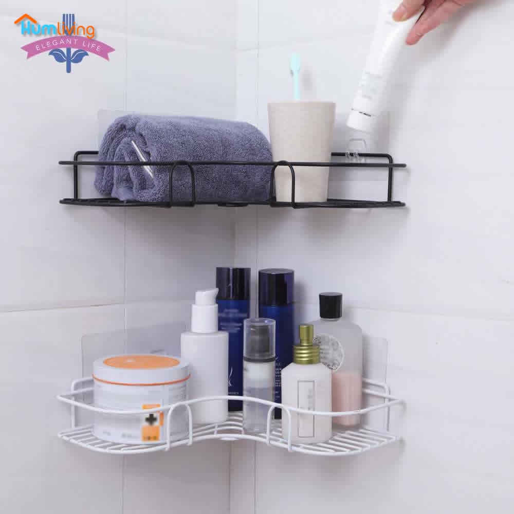 SAMPO Container, Corner Mounted Shelf Stainless Steel Bathroom Wall ...
