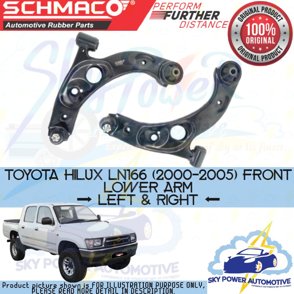 TOYOTA HILUX LN166 (2000-2005) SCHMACO LOWER ARM (FRONT LEFT & RIGHT ...