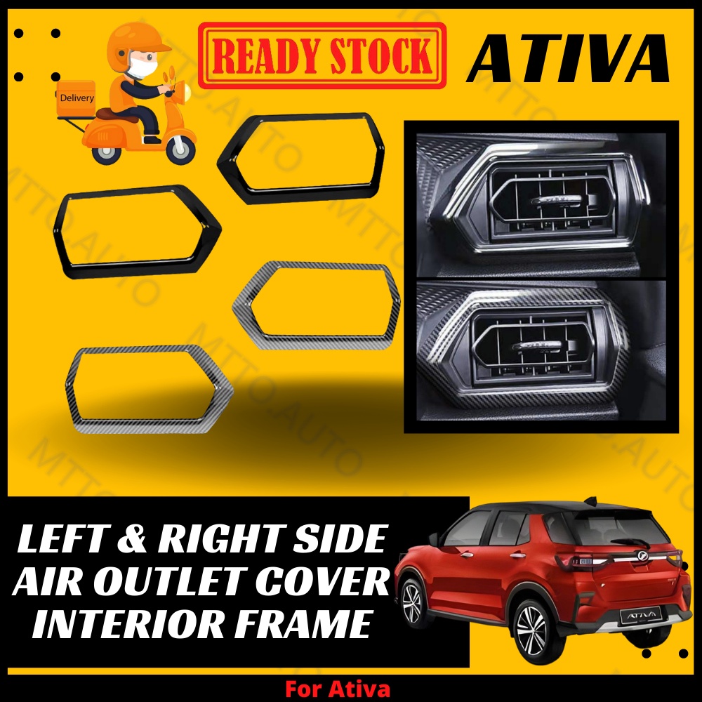 MTTO Perodua Ativa Left & Right Side Air Outlet Cover Interior Frame ...