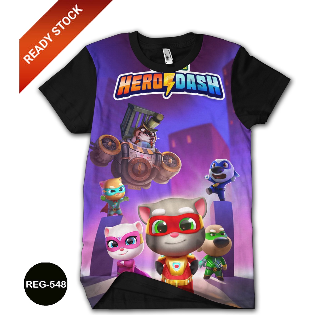 Talking Tom Hero Dash T-shirts for Children and Adults with Trendy and ...