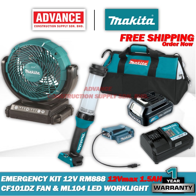 🔥 HOT DEALS 🔥 MAKITA Emergency Kit 12V Combo Set RM888 ( CF101 Cordless ...