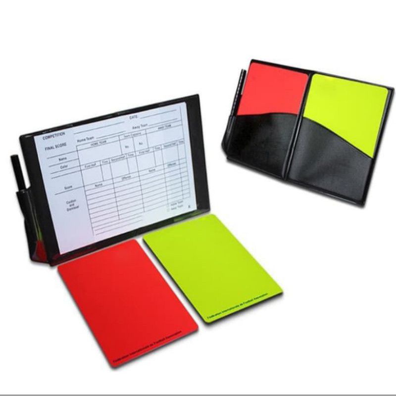 MERAH Futsal Soccer Referee Card | Red Yellow Card | Shopee Malaysia
