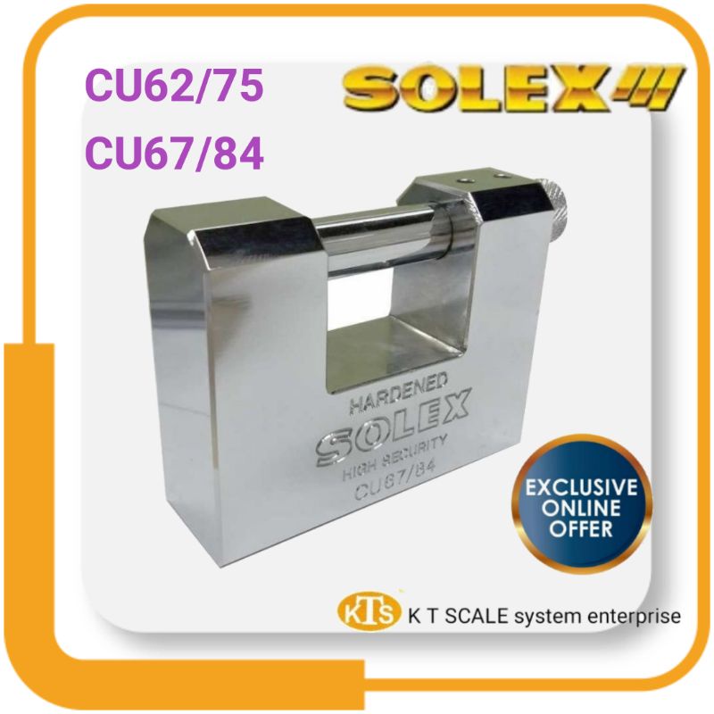 SOLEX ARMOUR PADLOCK 75MM | Shopee Malaysia
