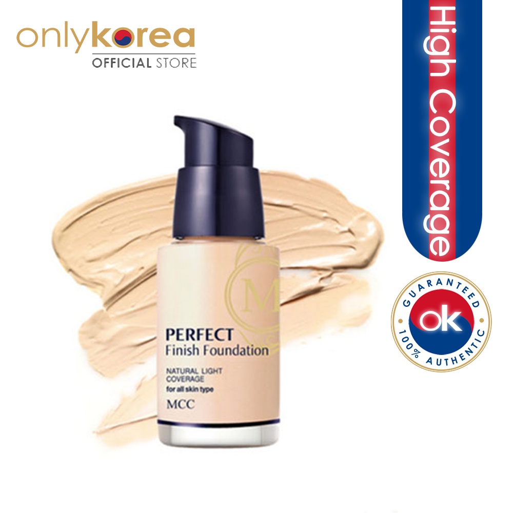 MCC Perfect Finish Foundation - 2 Types [ Long-Lasting | High Coverage ...